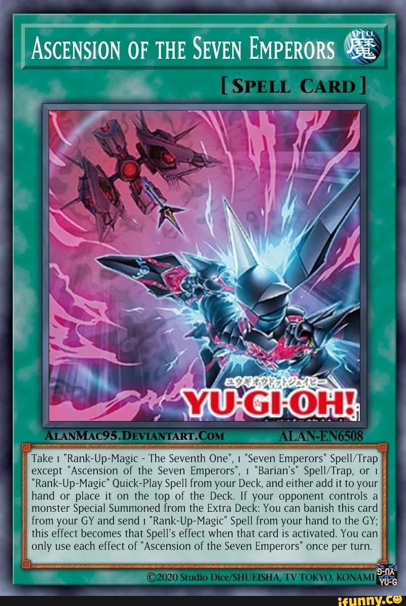 ASCENSION OF THE SEVEN EMPERORS ('SPELL Al CARD ALARMIACOS COM ALAN ...
