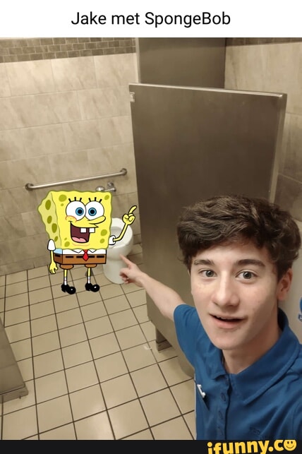 Jake met SpongeBob - iFunny