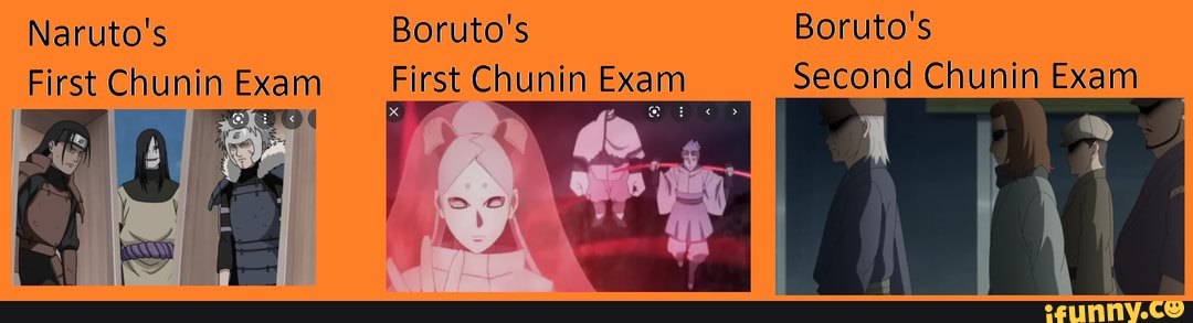 Naruto's Boruto's Boruto's First Chunin Exam First Chunin Exam Second ...