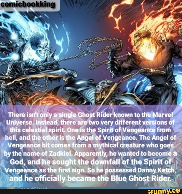 Comic There isnt only a single Ghost Rider known to the Marvel Universe ...