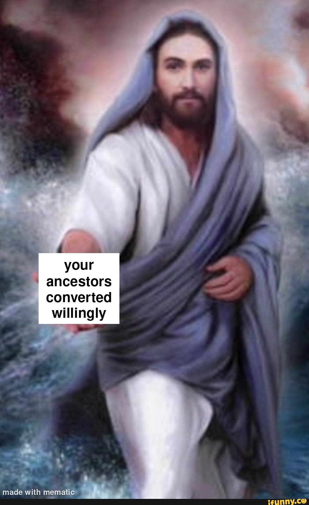 Your ancestors converted willingly - iFunny