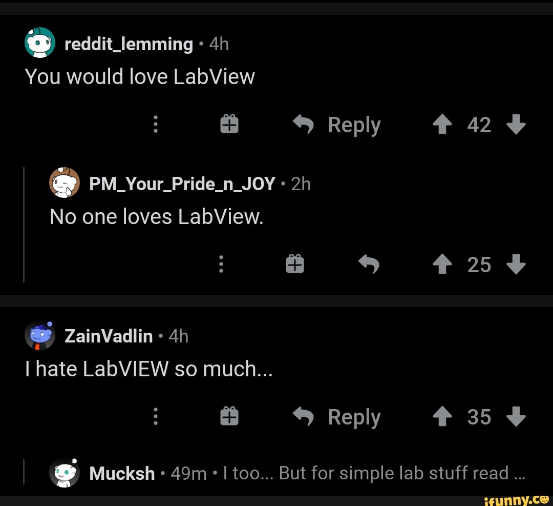 Labview memes. Best Collection of funny Labview pictures on iFunny