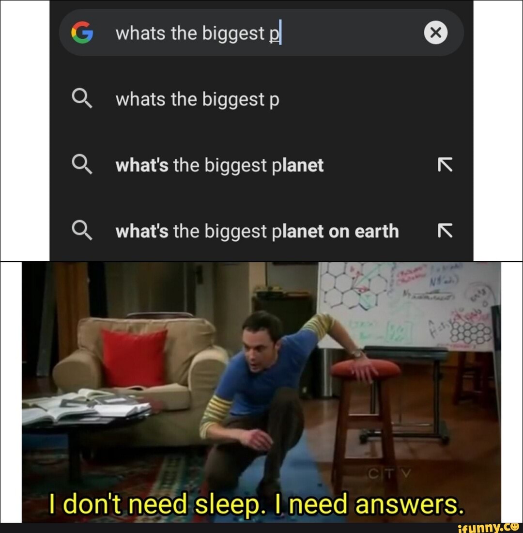 Whats the biggest I whats the biggest p what's the biggest planet P PP ...