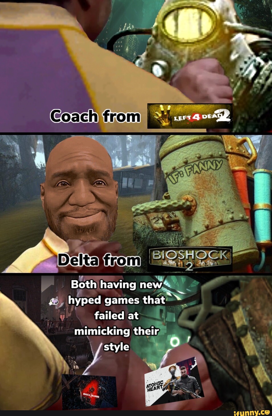 Both having new hyped games that failed at mimicking their LEFT DEAS ...