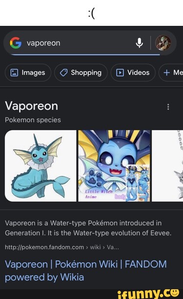 Vaporeon Images Shopping Videos + Me Vaporeon Pokemon species Vaporeon ...