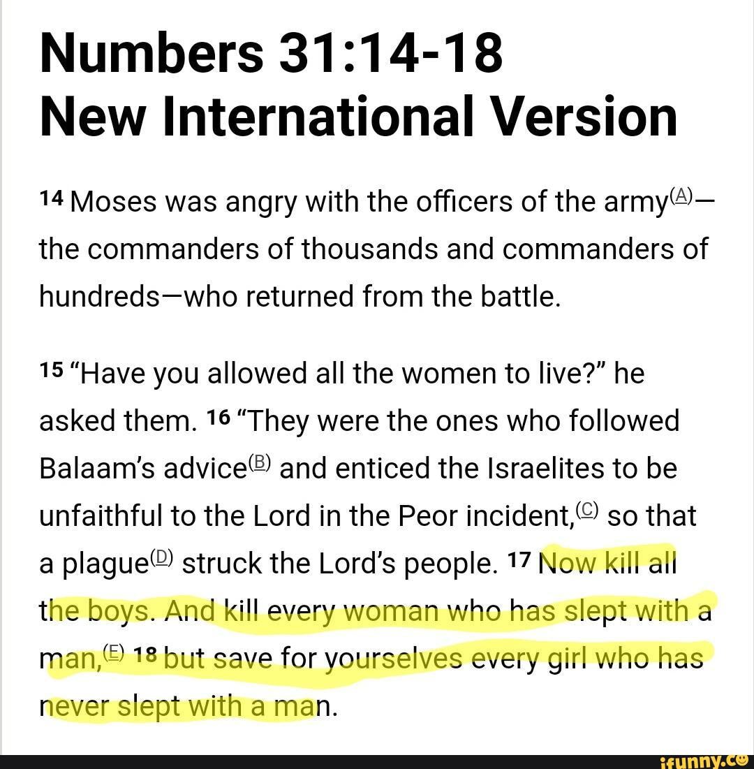 Favorite Bible verses - Numbers New International Version 14 Moses was ...