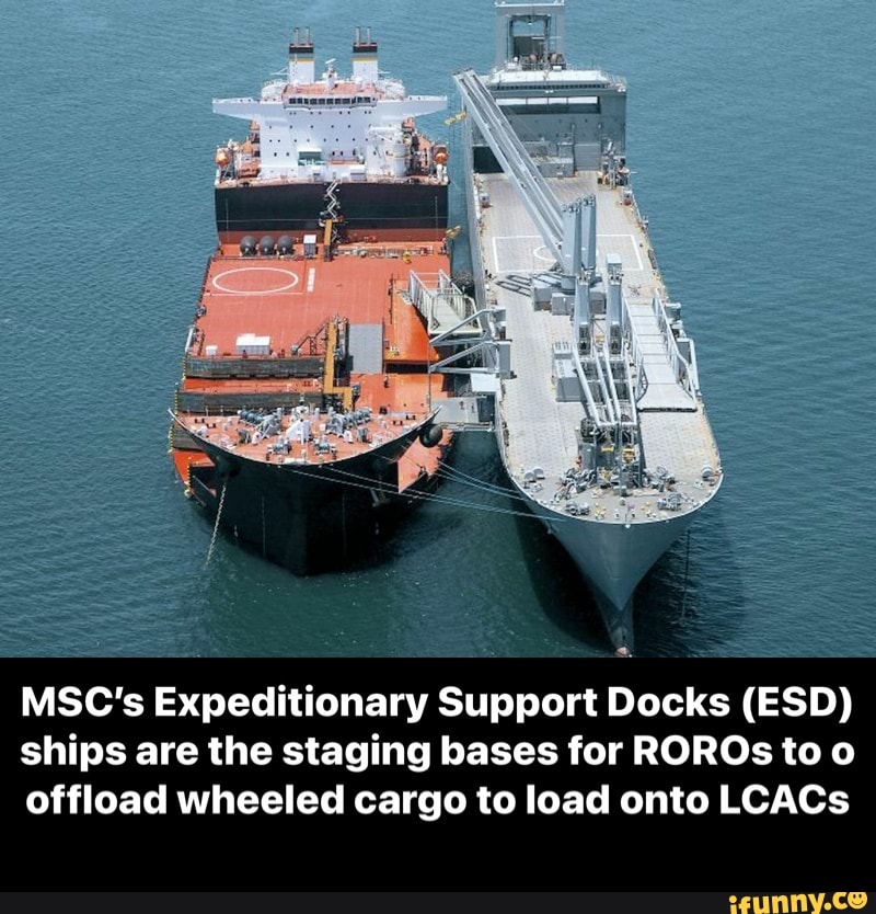 MSC's Expeditionary Support Docks (ESD) ships are the staging bases for ...