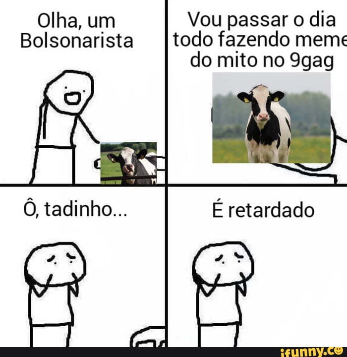 Olha, um Vou passar dia Bolsonarista I todo fazendo memé do mito no ...