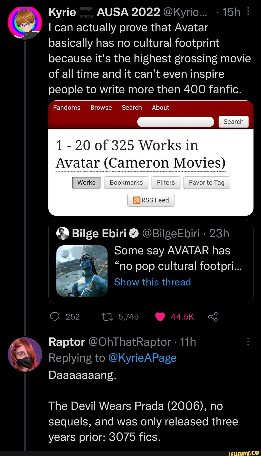 Kyrie AUSA 2022 @kyrie.... I can actually prove that Avatar basically ...