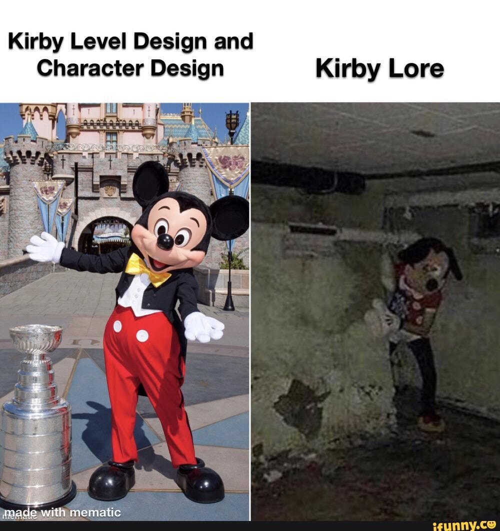 Kirby Level Design and Character Design Kirby Lore - iFunny