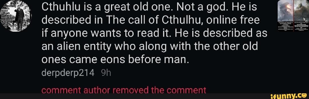 Cthulhu memes. Best Collection of funny Cthulhu pictures on iFunny