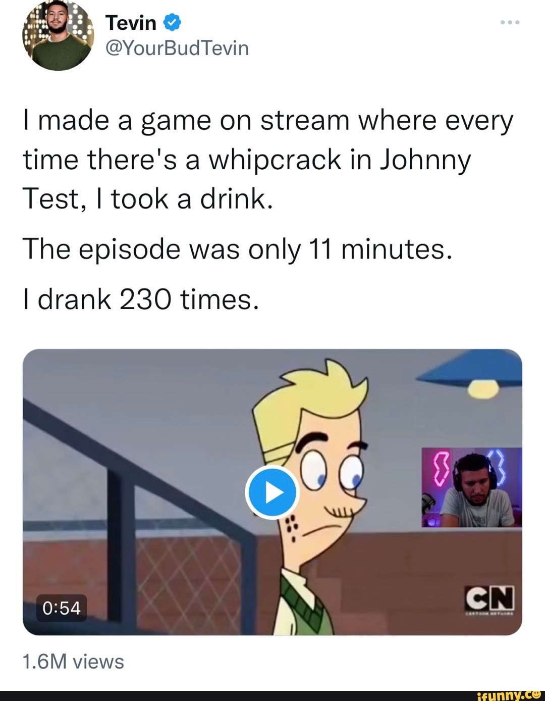 Tevin I made a game on stream where every time there's a whipcrack in ...
