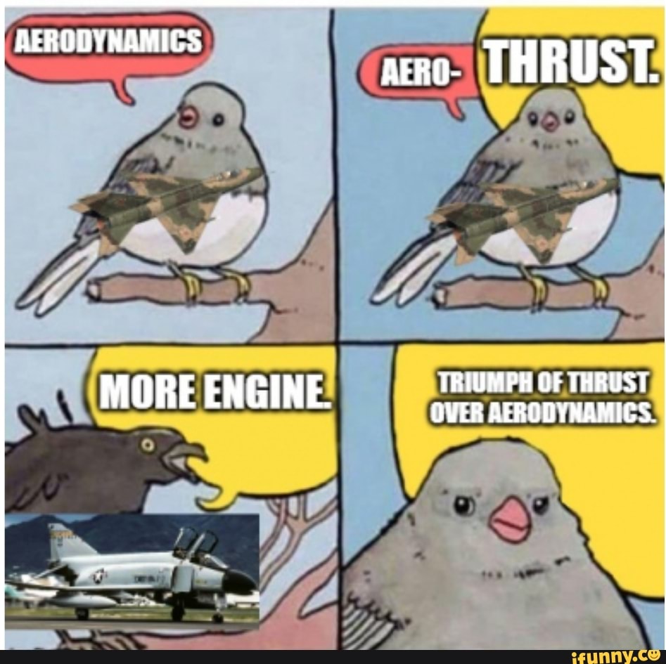 AERODYNAMICS acro- THRUST. MORE ENGINE. TRIUMPH OF THRUST OVER ...