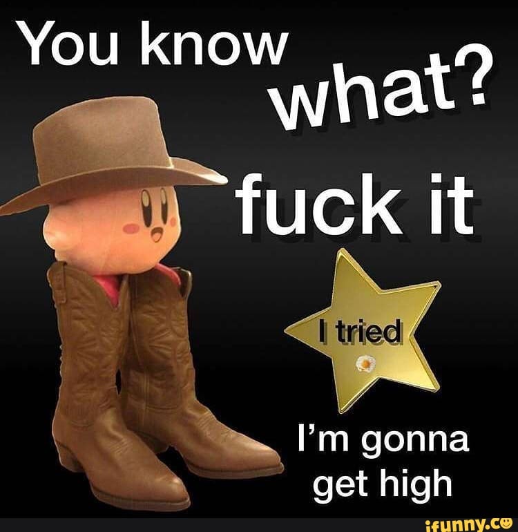 You know m what? ( Pm gonna get high - iFunny