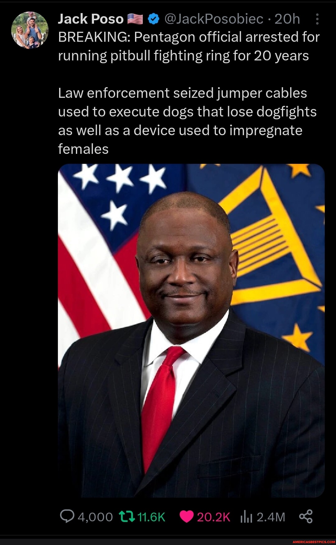 Jack Poso @JackPosobiec - BREAKING: Pentagon official arrested for ...