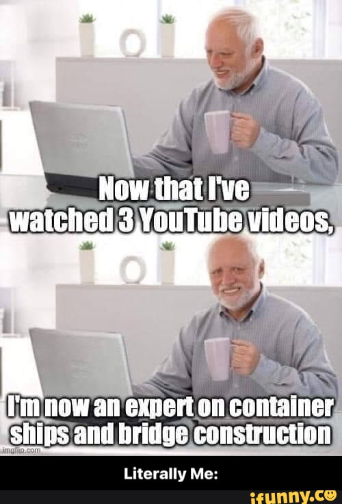 I Now that I've watched videos, I'in ROW an expert on Container Shins ...