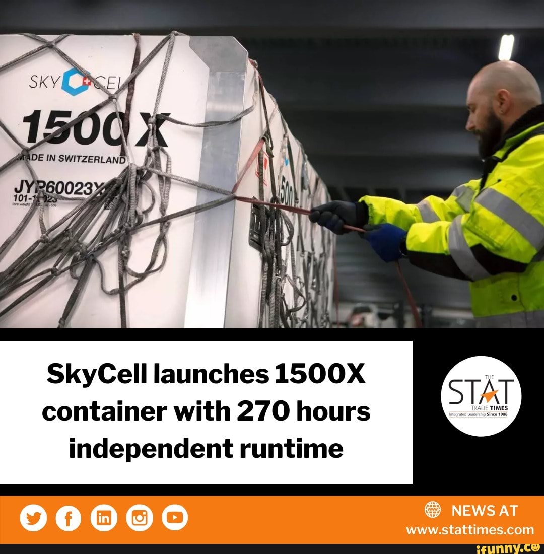 Skv PCE @MADE IN SWITZERLANI SkyCell launches 1500X container with 270 ...