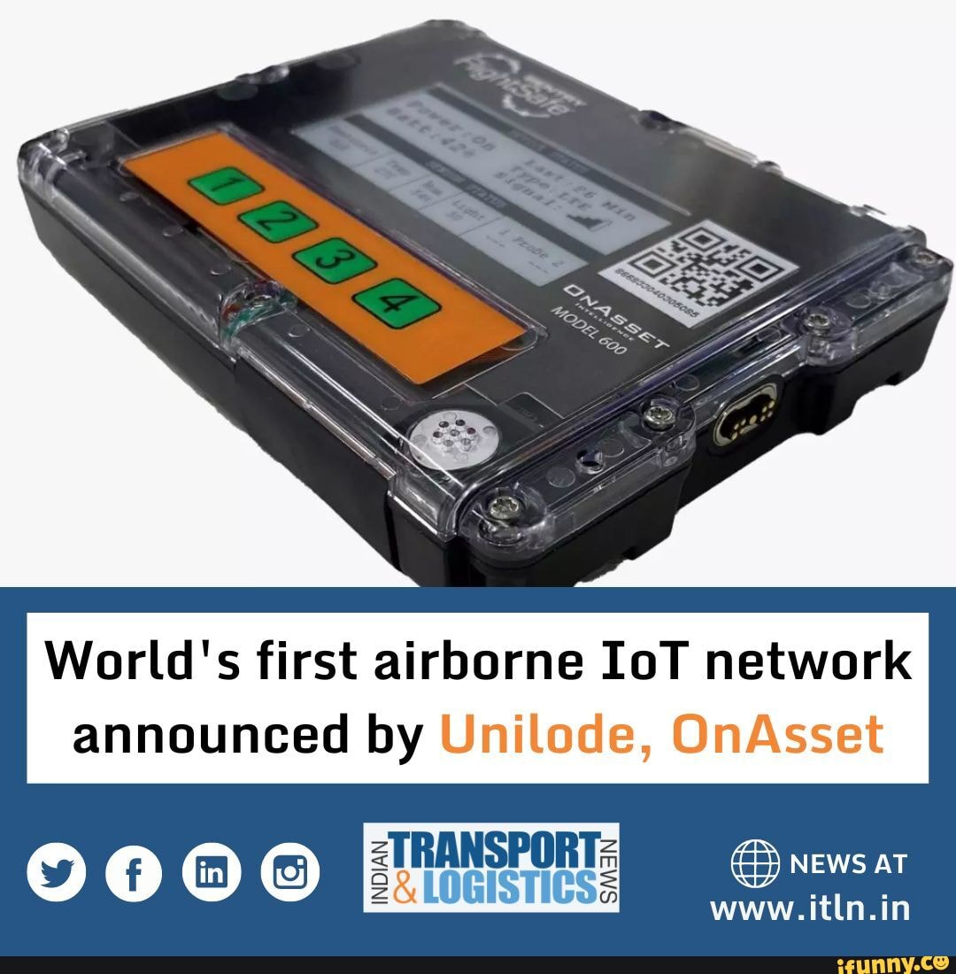 World's first airborne IoT network announced by Unilode, OnAsset NEWS ...