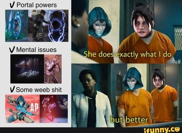 Wraith_apex_legends memes. Best Collection of funny Wraith_apex_legends ...