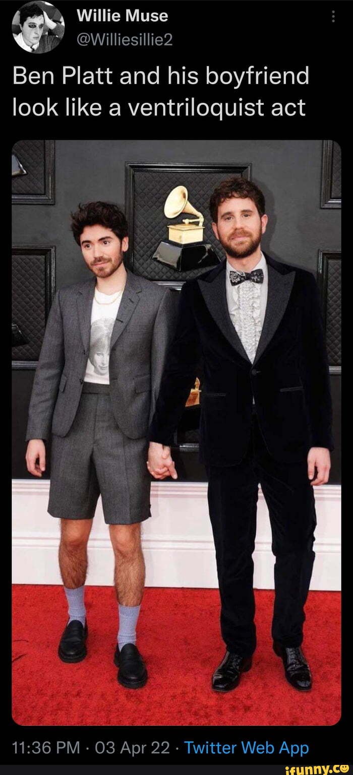 Willie Muse @Williesillie2 Ben Platt and his boyfriend look like a ...