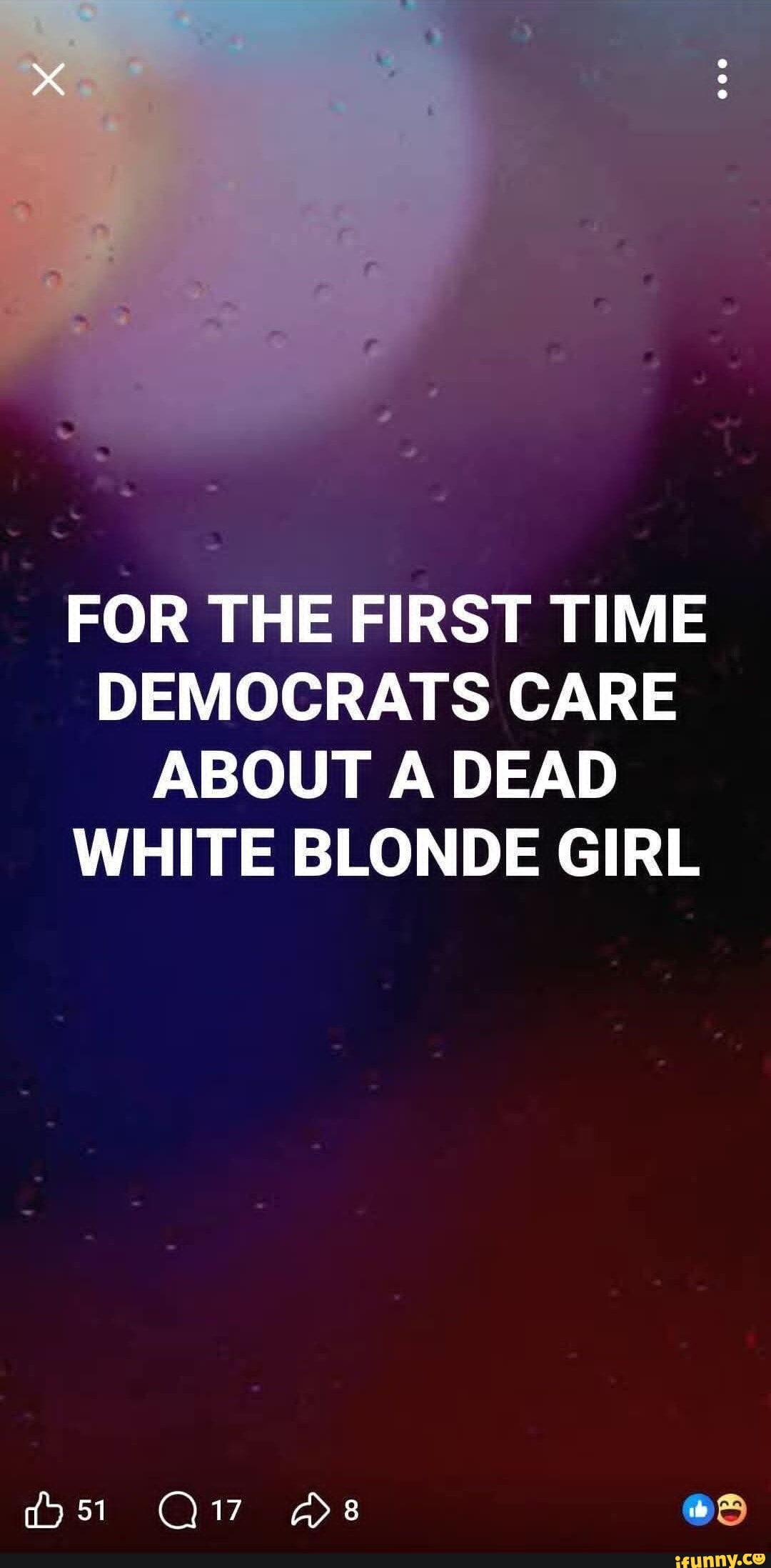 FOR THE FIRST TIME DEMOCRATS CARE ABOUT /A DEAD WHITE BLONDE GIRL to51 ...