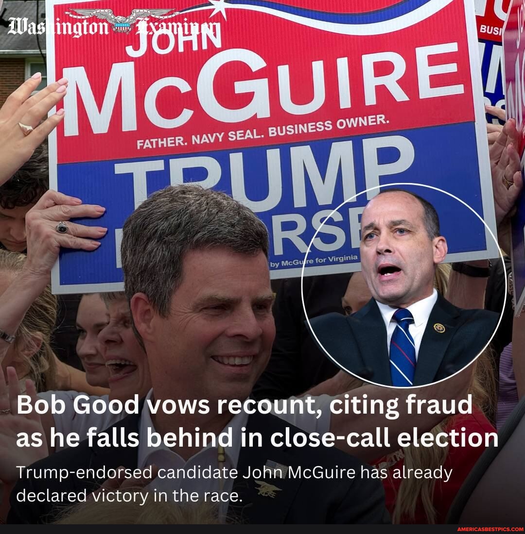 Ss O FATHER. NAVY SEAL- BUS OWNER- Bob Good vows recount, citing fraud ...