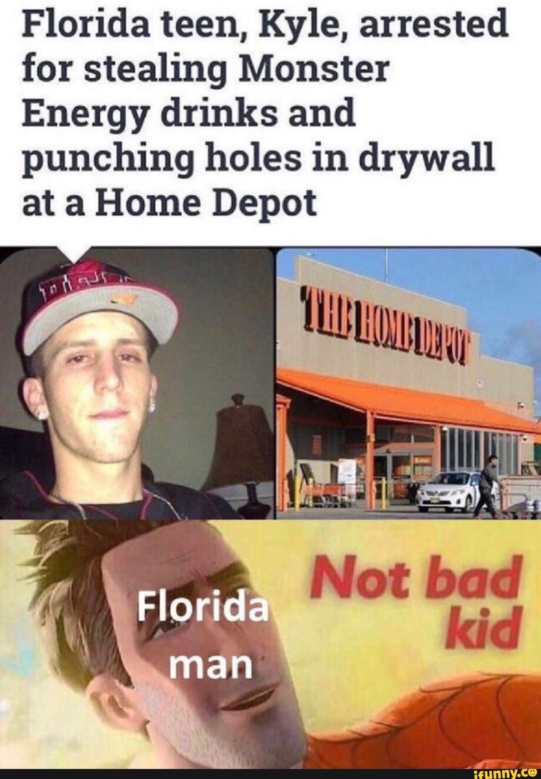 Florida teen, Kyle, arrested for stealing Monster Energy drinks and ...