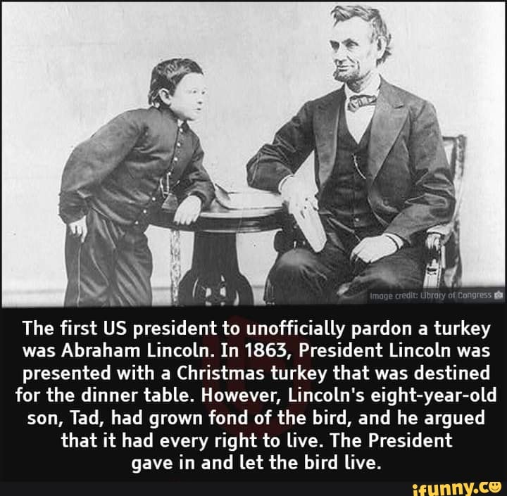 De The first US president to unofficially pardon a turkey was Abraham ...