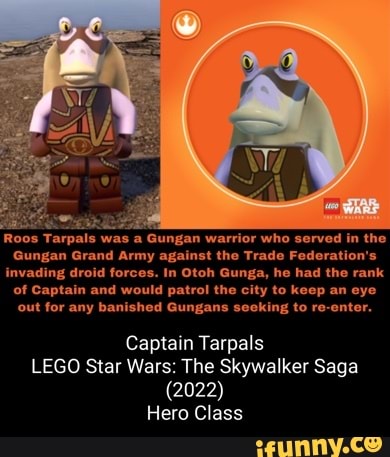 Roos Tarpals was a Gungan warrior who served in the Gungan Grand Army ...