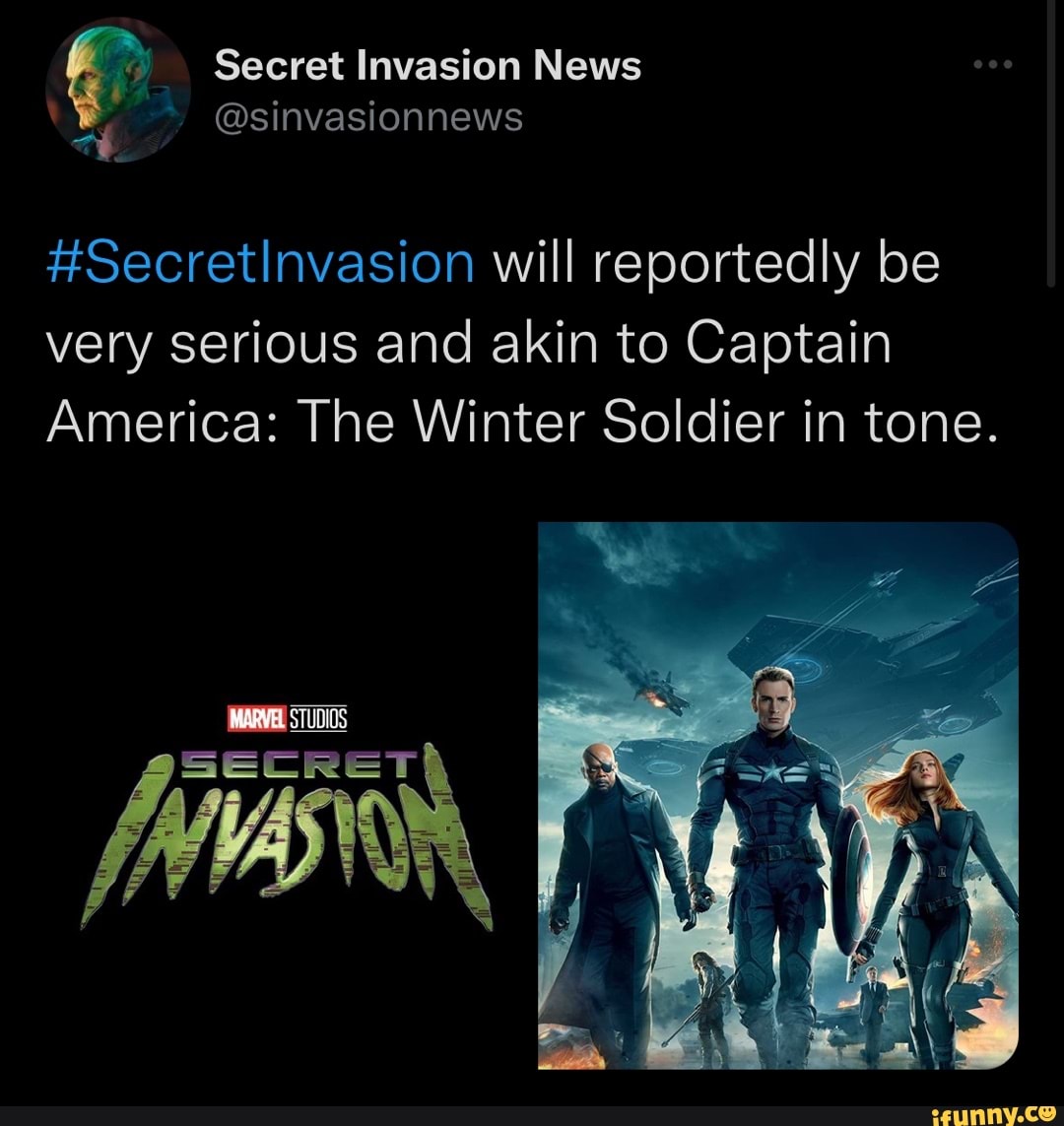 Secret Invasion News @sinvasionnews #Secretinvasion will reportedly be ...