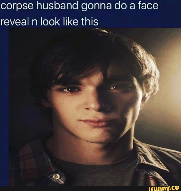 Corpse husband gonna do a face reveal n look like this - iFunny