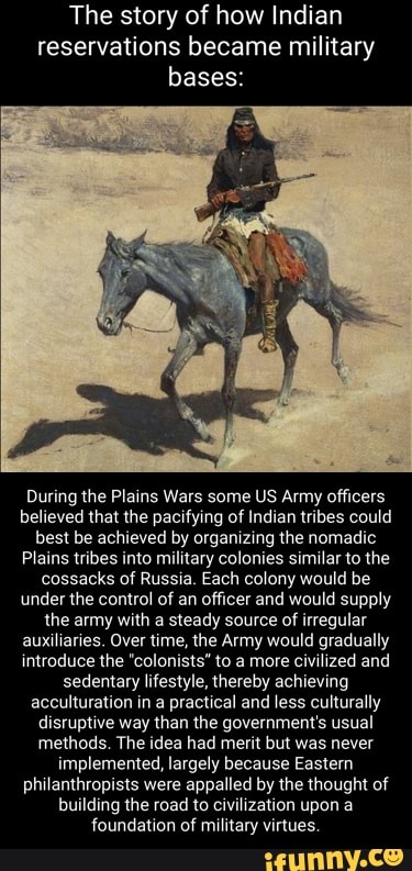 The story of how Indian reservations became military bases: During the ...