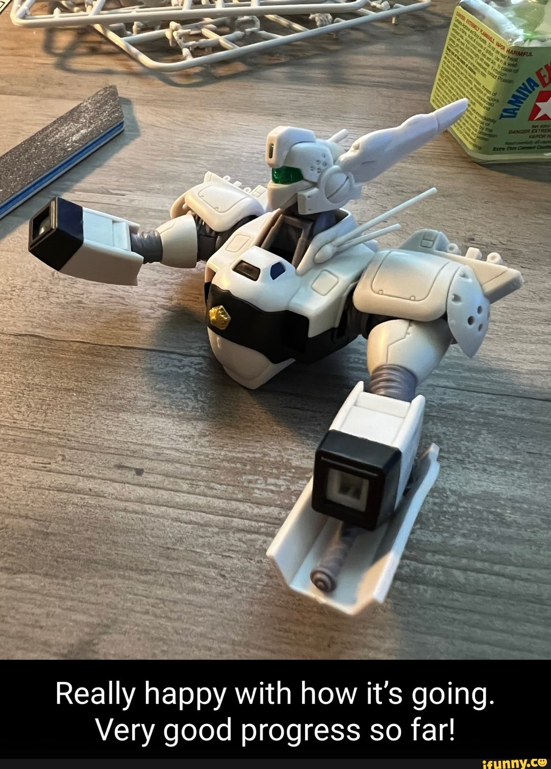 SS Really happy with how it's going. Very good progress so far! - iFunny