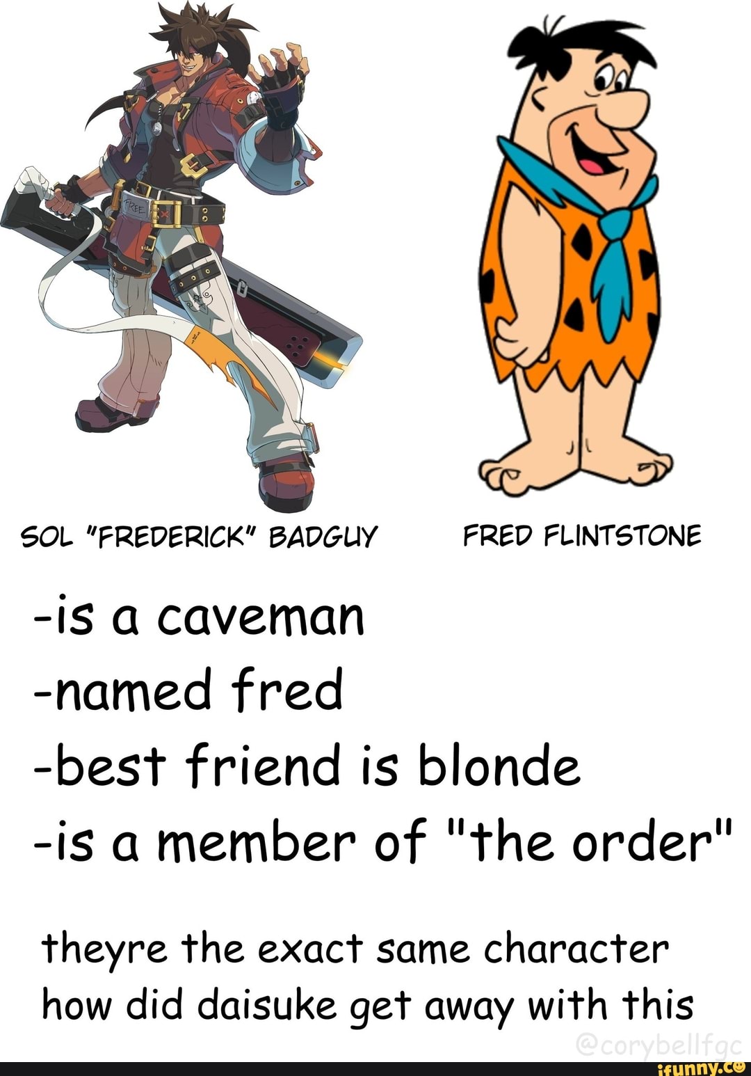 SOL "FREDERICK" BADGUY FRED FLINTSTONE -iS a caveman -named fred -best ...