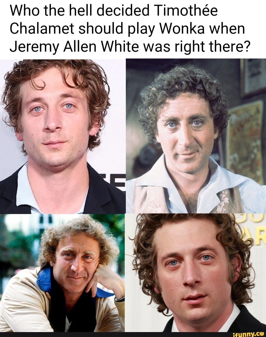 Who the hell decided Timothe Chalamet should play Wonka when Jeremy ...