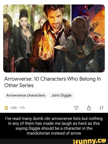 Verse 10 Characters Who Belong In Arrowverse characters John Diggle Other Series I've read many ...