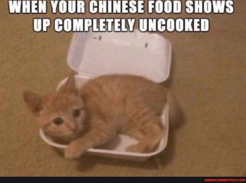 WHEN YOUR CHINESE FOOD SHOWS UP COMPLETELY UNCOOKED ff - America’s best ...