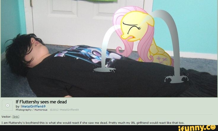 If Fluttershy sees me dead by !MetalGriffen69 Vector: link ta whak -ahia wored raackt whia ...
