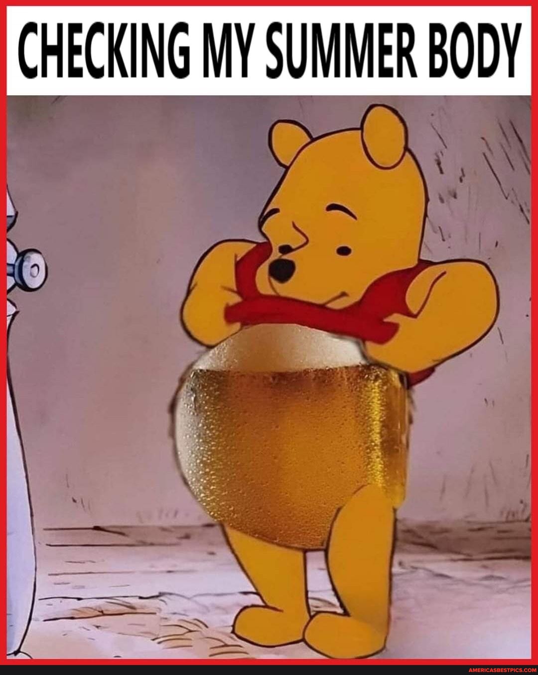 Pooh Bear - CHECKING MY SUMMER BODY - America’s best pics and videos
