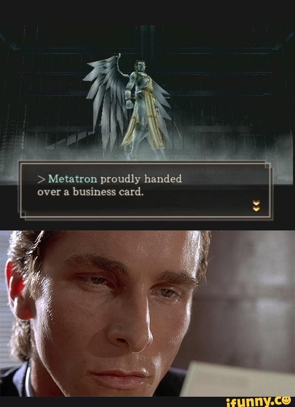 Shin_megami_tensei memes. Best Collection of funny Shin_megami_tensei ...