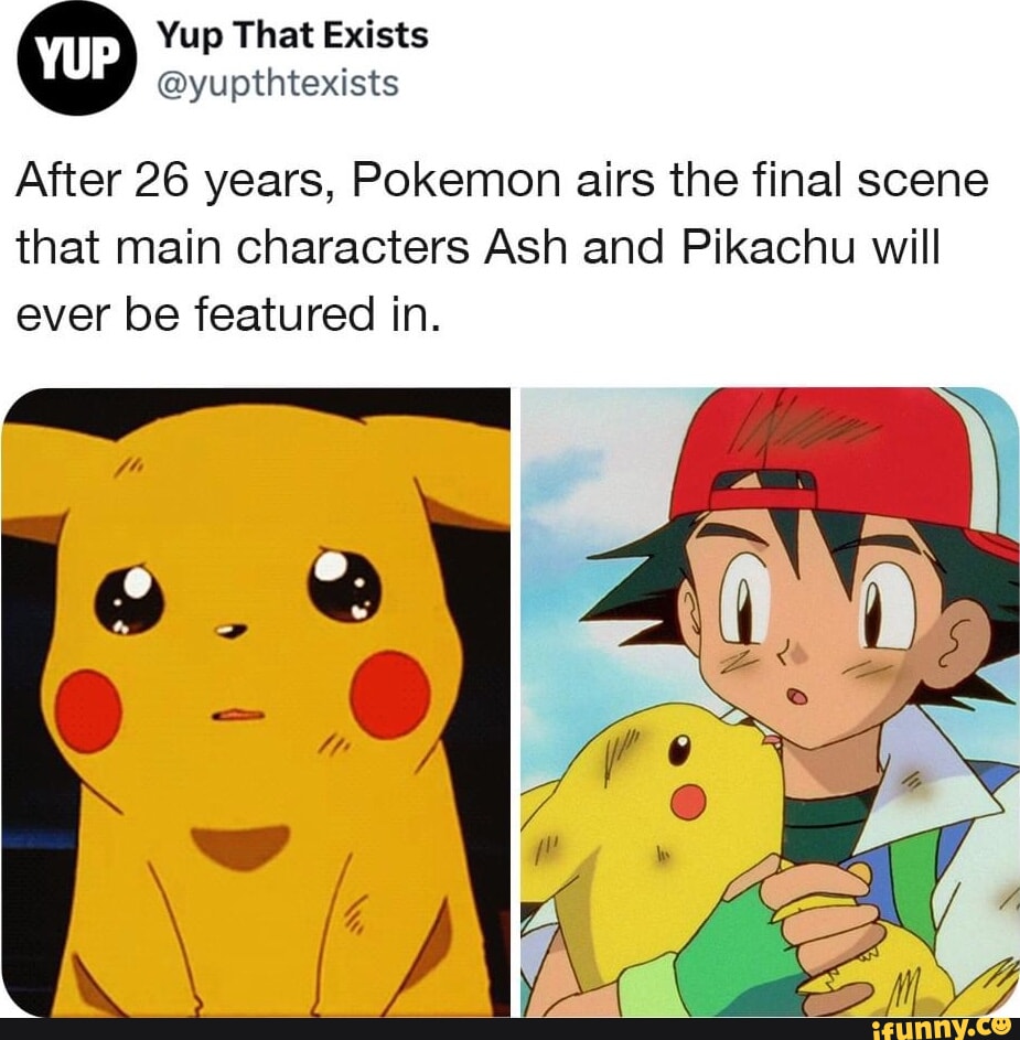 After 26 years, Pokemon airs the final scene that main characters Ash ...