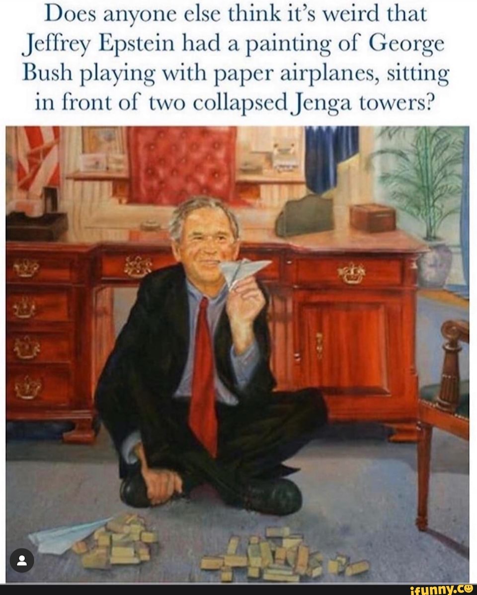 Does anyone else think it's weird that Jeffrey Epstein had a painting ...