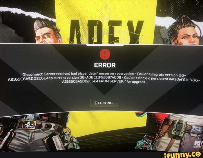 Error Disconnect Server Received Bad Player Data From Server Reservation ~ Couldnt Migrate 