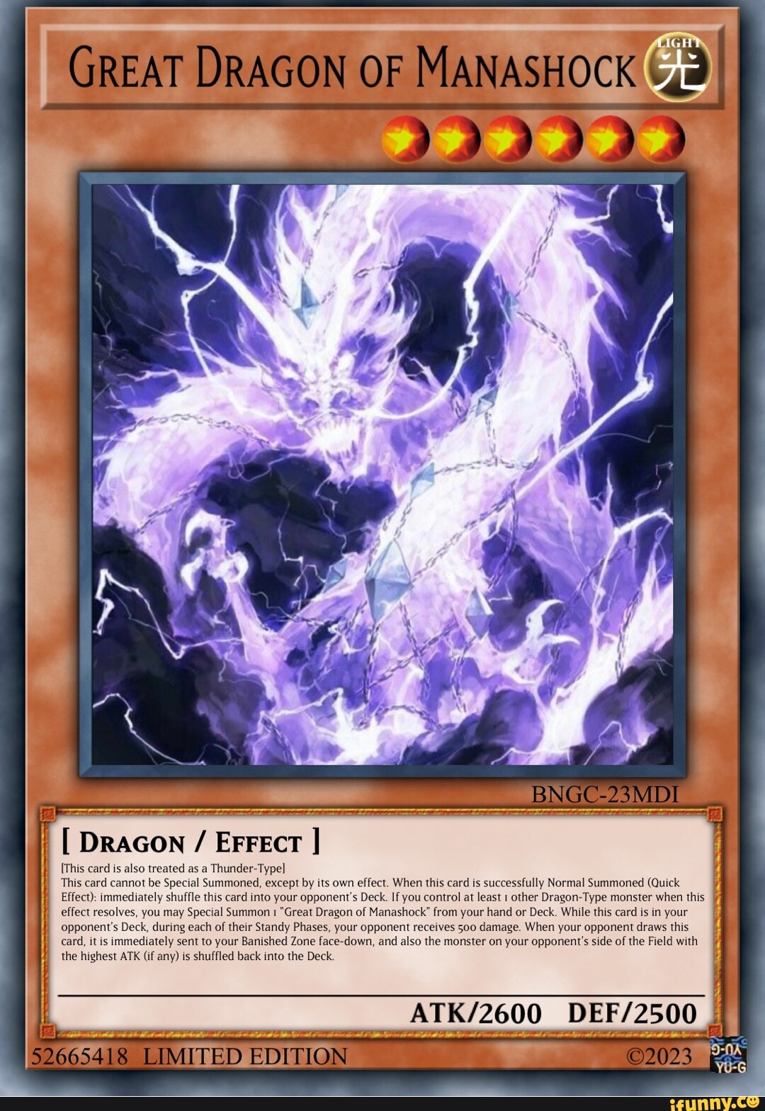 I GREAT DRAGON OF GE) [ DRAGON / EFFECT I [This card is also treated as ...