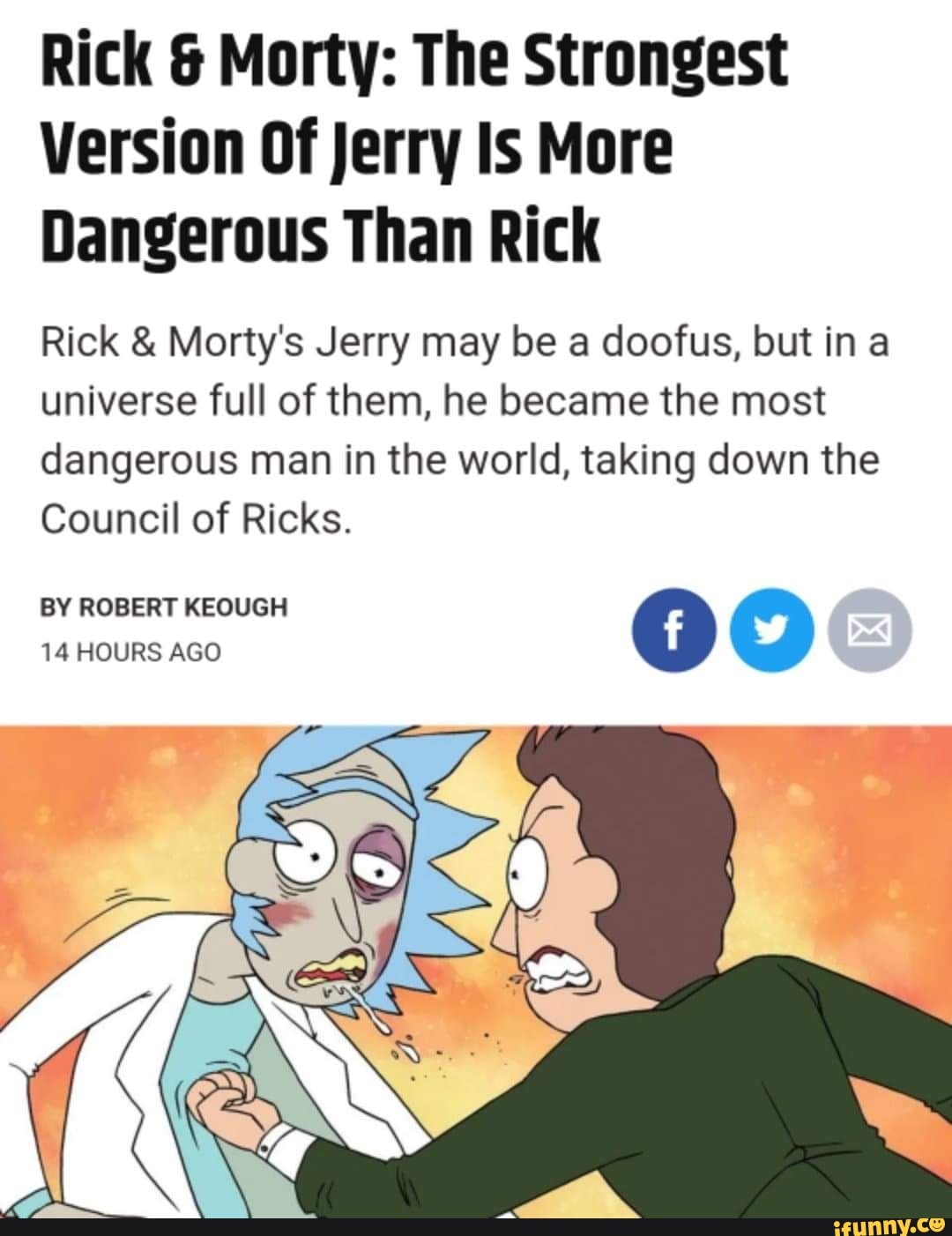 Rick & Morty: The Strongest Version Of jerry Is More Dangerous Than ...
