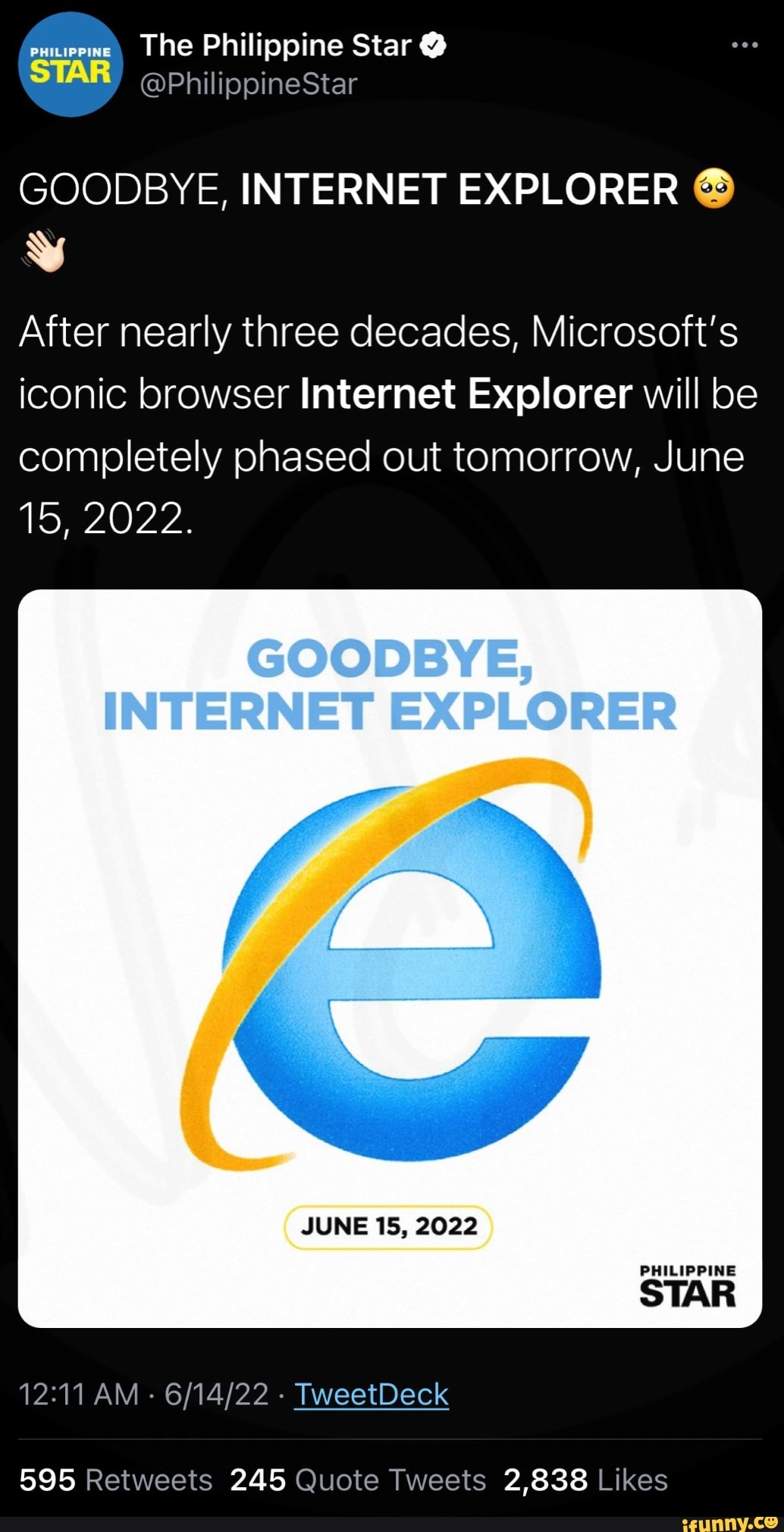 This your reminder to pay your respects to Internet Explorer. It ...