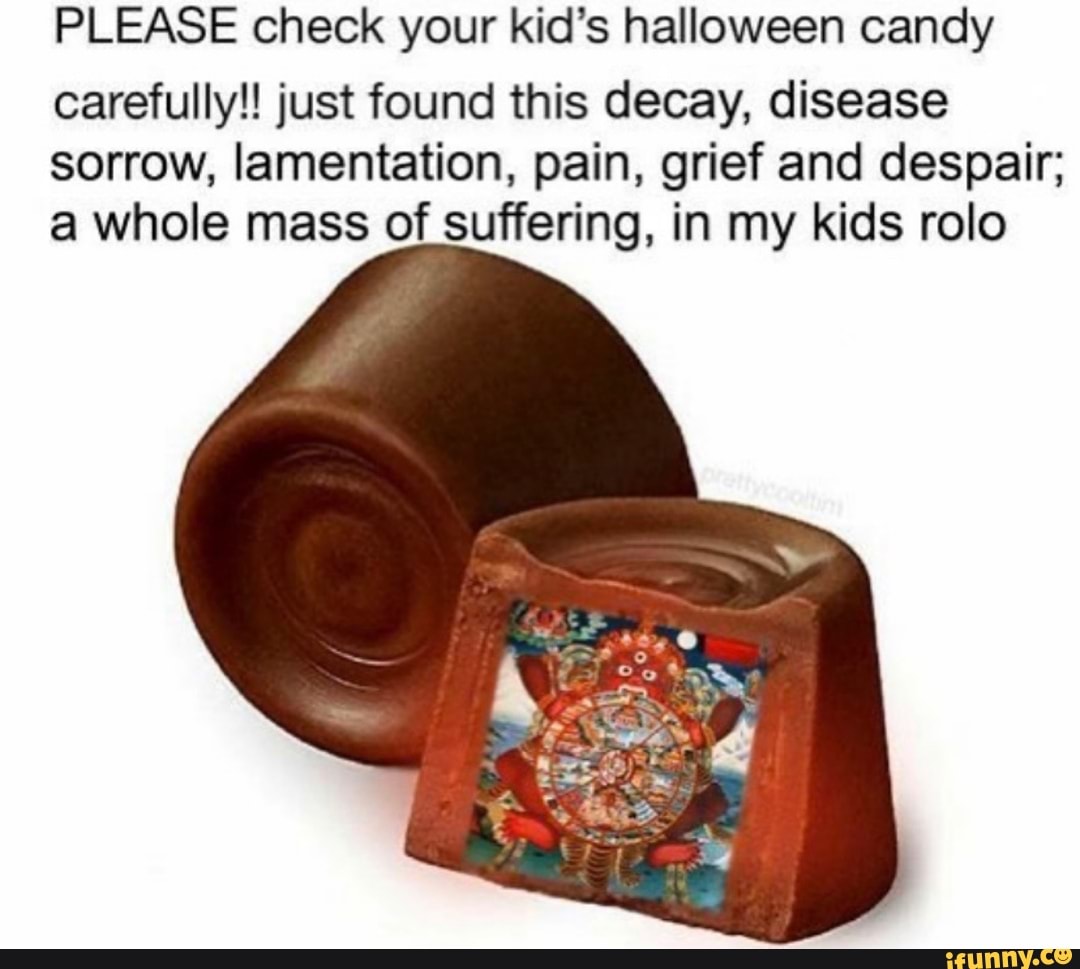 PLEASE check your kid's halloween candy carefully!! just found this ...