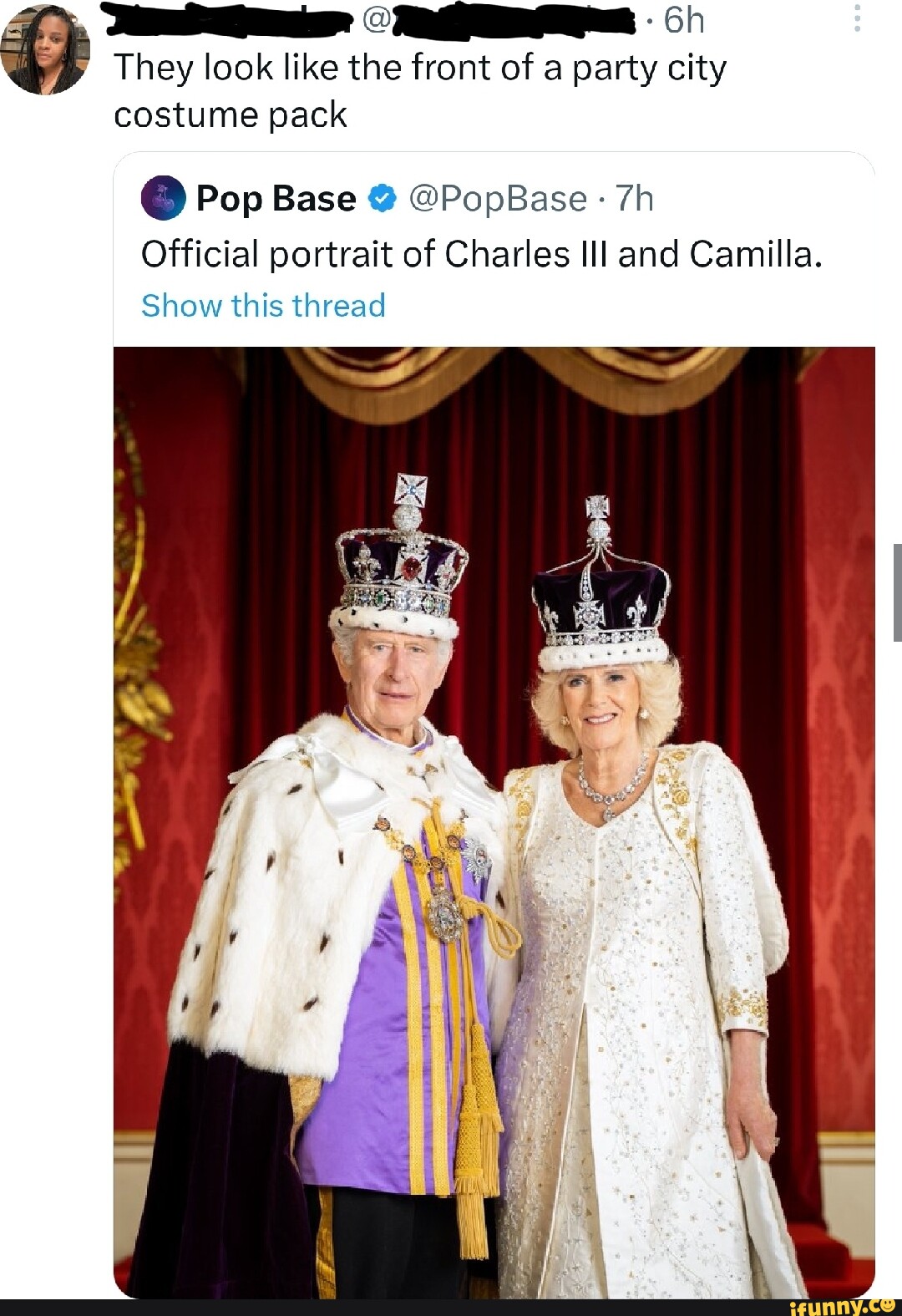 They look like the front of a party city costume pack Pop Base @PopBase ...