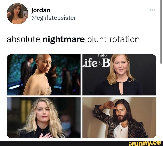 Jordan @egiristepsister absolute nightmare blunt rotation - iFunny
