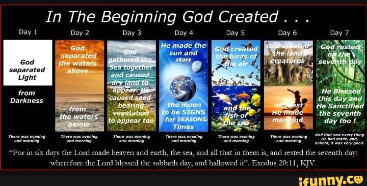 Gods Creation Day 1 7